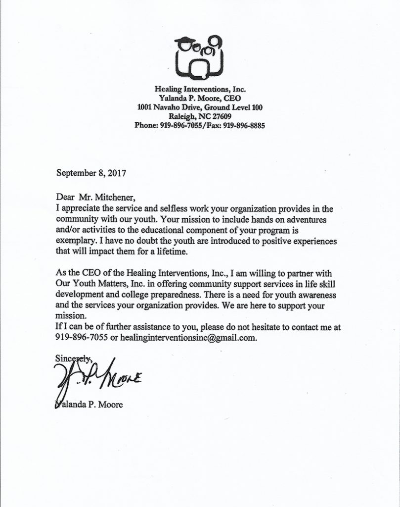 Testimonials from the Community – Our Youth Matters